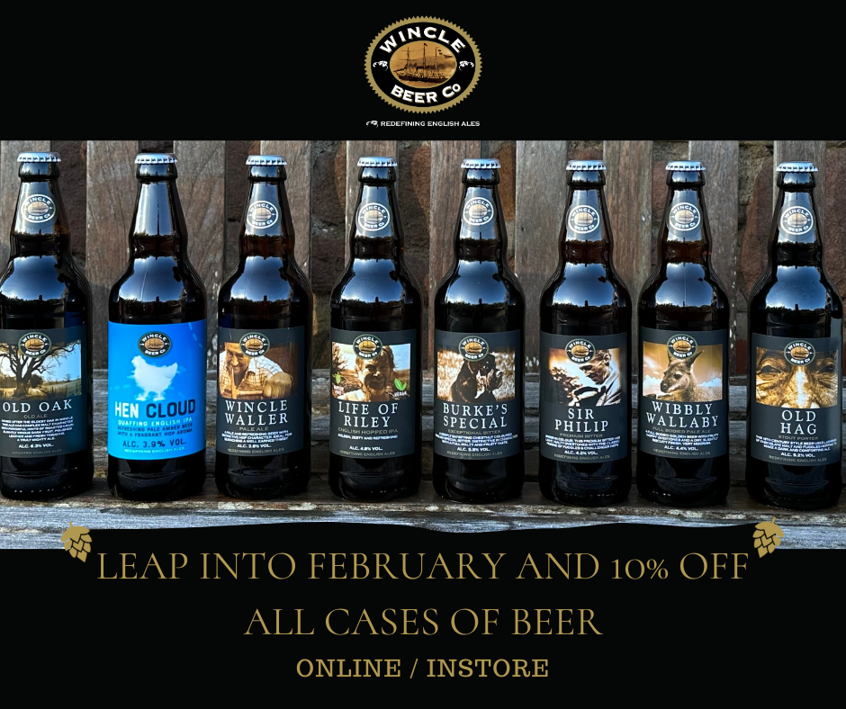 Leap into February and our special seasonal offer – Wincle Beer Company