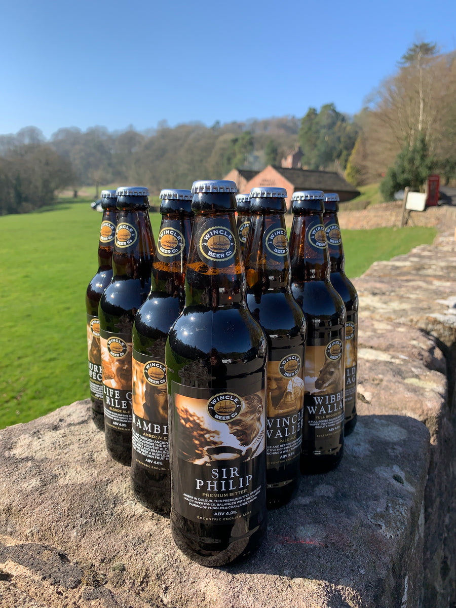 Mixed Case Pale to Dark Ales (Alc. vary) 500ml 12 bottle case – Wincle ...